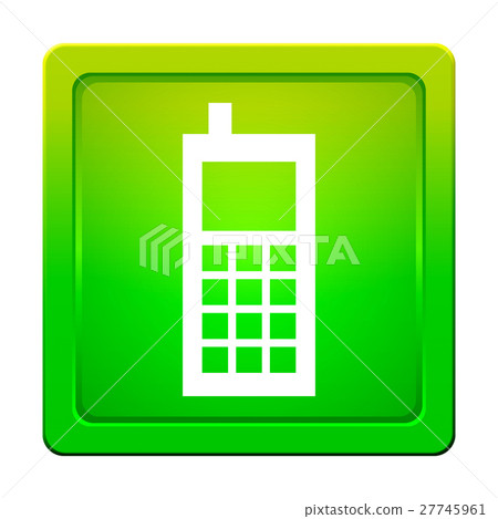 Icon material: mobile phone - Stock Illustration [27745961] - PIXTA