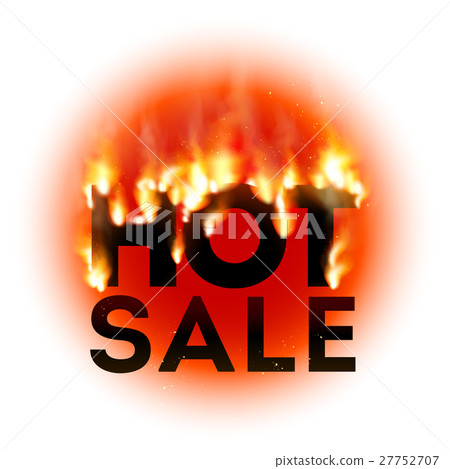 Design with Fire. Hot Sale - Stock Illustration [27752707] - PIXTA