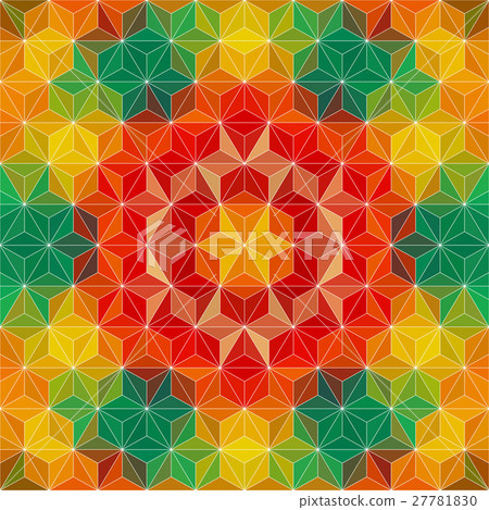 Colorful Kaleidoscope Graphic Design - Stock Illustration [27781830 ...