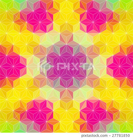 Colorful Kaleidoscope Graphic Design - Stock Illustration [27781850 ...