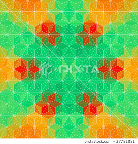 Colorful Kaleidoscope Graphic Design - Stock Illustration [27781851 ...