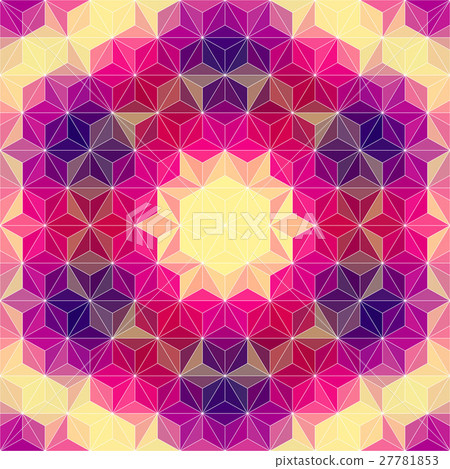 Colorful Kaleidoscope Graphic Design - Stock Illustration [27781853 ...