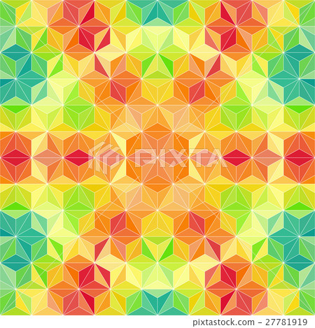 Colorful Kaleidoscope Graphic Design - Stock Illustration [27781919 ...