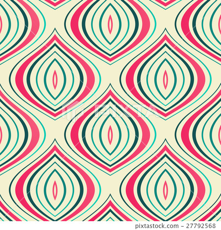 Vector vintage seamless pattern - Stock Illustration [27792568] - PIXTA