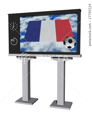 Football monitor (France) - Stock Illustration [27795524] - PIXTA