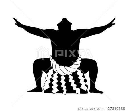 Sumo _ silhouette - Stock Illustration [27810688] - PIXTA