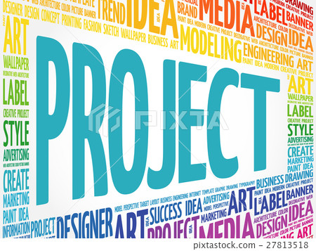 PROJECT word cloud - Stock Illustration [27813518] - PIXTA