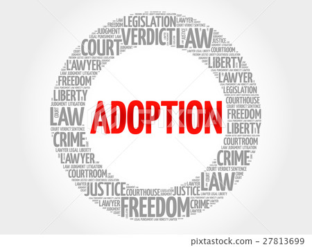 Adoption word cloud - Stock Illustration [27813699] - PIXTA