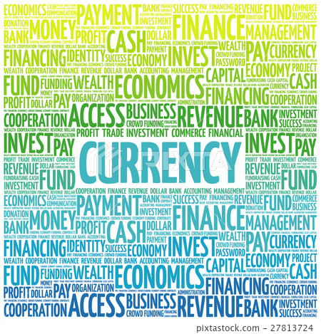 CURRENCY word cloud - Stock Illustration [27813724] - PIXTA