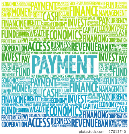 PAYMENT word cloud - Stock Illustration [27813740] - PIXTA
