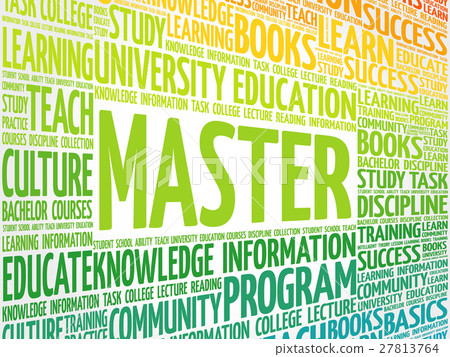 Master word cloud - Stock Illustration [27813764] - PIXTA
