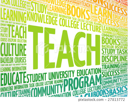 TEACH word cloud - Stock Illustration [27813772] - PIXTA