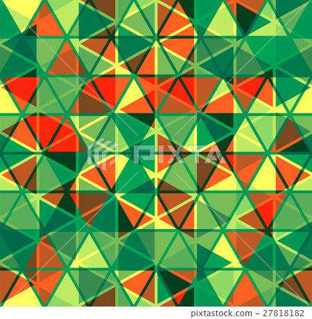 Abstract triangle seamless pattern. - Stock Illustration [27818182] - PIXTA