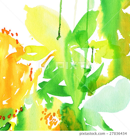 Abstract watercolor background greeting card - Stock Illustration ...