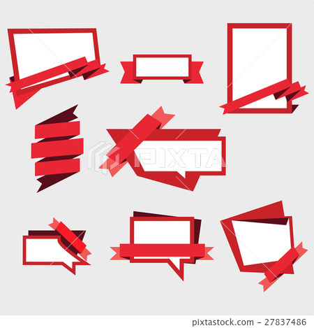 Vector set announcement banner, stickers - Stock Illustration [27837486 ...