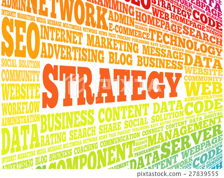 STRATEGY word cloud - Stock Illustration [27839555] - PIXTA