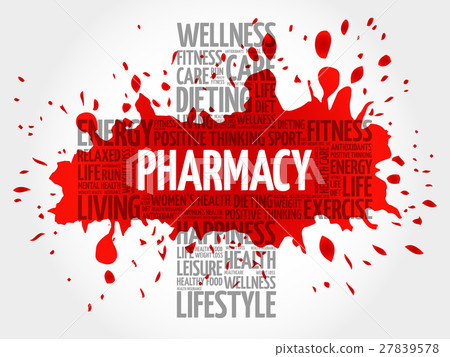 Pharmacy word cloud - Stock Illustration [27839578] - PIXTA