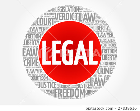 Legal word cloud - Stock Illustration [27839610] - PIXTA