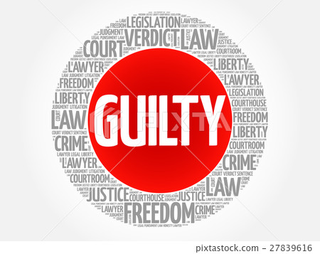 Guilty word cloud - Stock Illustration [27839616] - PIXTA