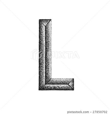 vintage hand drawn letter - Stock Illustration [27850702] - PIXTA