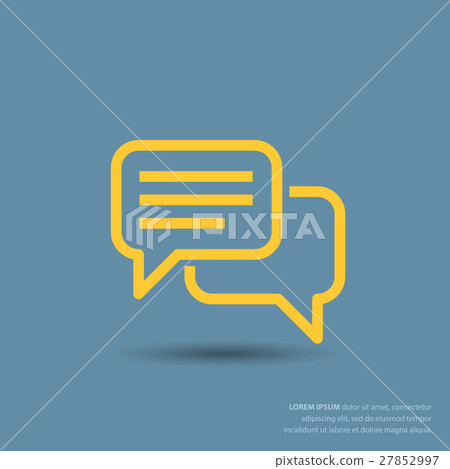 Pictograph of message or chat - Stock Illustration [27852997] - PIXTA