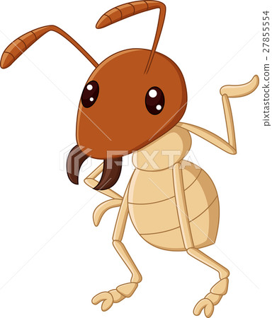 Termite cartoon waving - Stock Illustration [27855554] - PIXTA