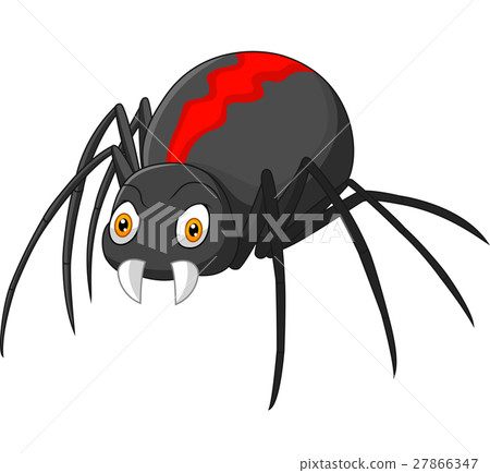 Angry spider cartoon - Stock Illustration [27866347] - PIXTA
