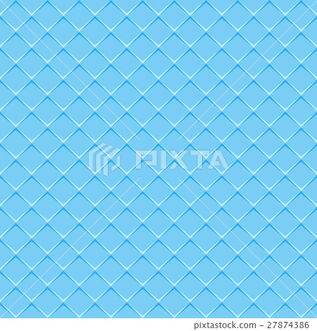 Rhombuses blue seamless background - Stock Illustration [27874386] - PIXTA