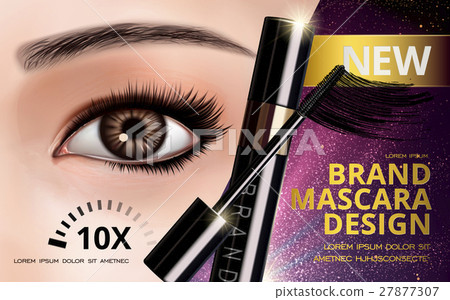 mascara design ad - Stock Illustration [27877307] - PIXTA