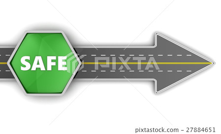 safe direction - Stock Illustration [27884651] - PIXTA