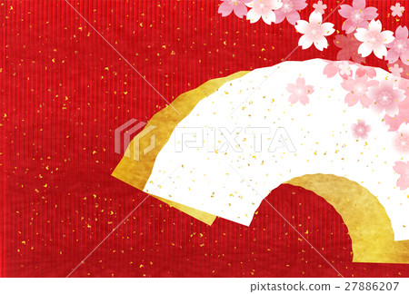 Sakura spring flower background - Stock Illustration [27886207] - PIXTA