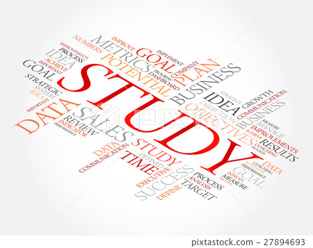 Study word cloud-插圖素材 [27894693] - PIXTA圖庫