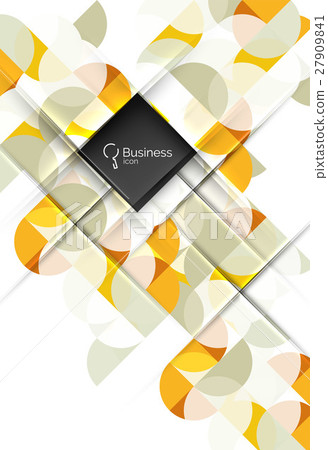 Vector abstract geometric composition - Stock Illustration [27909841 ...