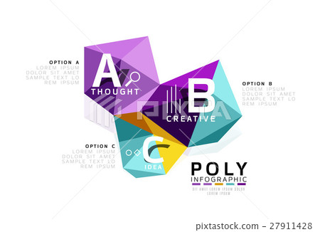 ABC infographics vector - Stock Illustration [27911428] - PIXTA