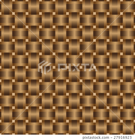 Seamless pattern braided brown ribbon-插圖素材 [27916923] - PIXTA圖庫