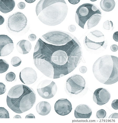 Modern background of gray transparent bubbles - Stock Illustration ...