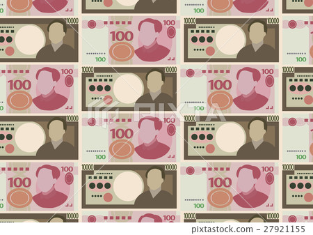 Background material Yen and RMB image seamless... - Stock Illustration ...