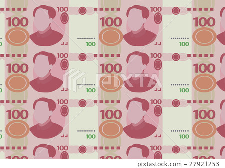Background material RMB image Seamless pattern - Stock Illustration ...