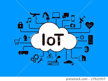 Iot_ Illustration - Stock Illustration [27922937] - PIXTA