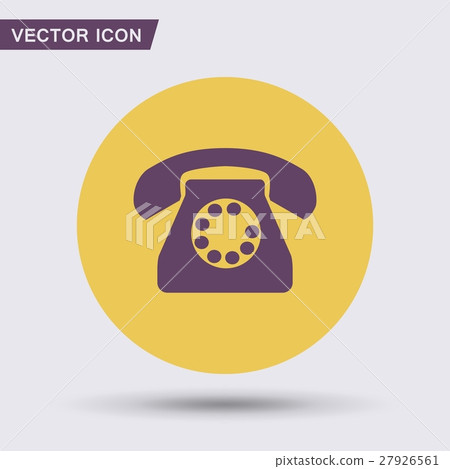 Pictograph of phone - Stock Illustration [27926561] - PIXTA