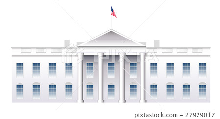 American White Building Icon - Stock Illustration [27929017] - PIXTA