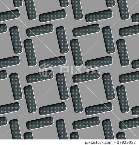 Seamless Rectangle Pattern - Stock Illustration [27929058] - PIXTA