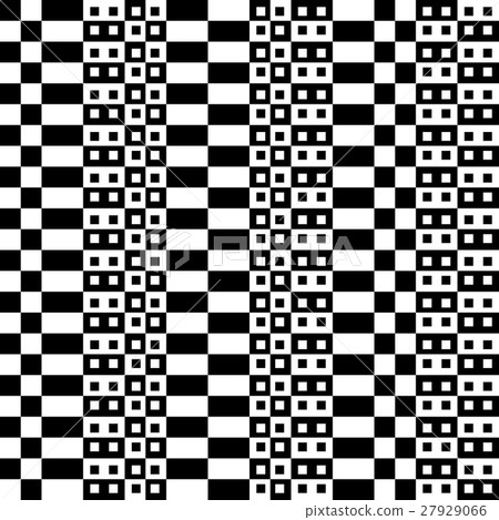 Seamless Square and Stripe Pattern - Stock Illustration [27929066] - PIXTA