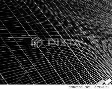 Abstract tech grid - digitally generated image-插圖素材 [27930939] - PIXTA圖庫