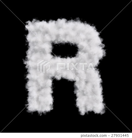 Cloud letter R - Stock Illustration [27931445] - PIXTA