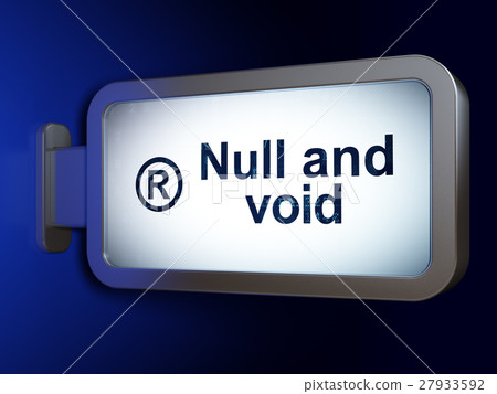 Law concept: Null And Void and Registered on - Stock Illustration ...