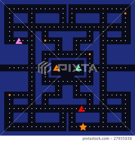 Retro video game square - Stock Illustration [27935838] - PIXTA