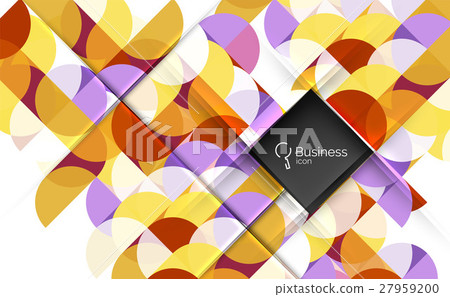 Geometric shape on white vector-插圖素材 [27959200] - PIXTA圖庫
