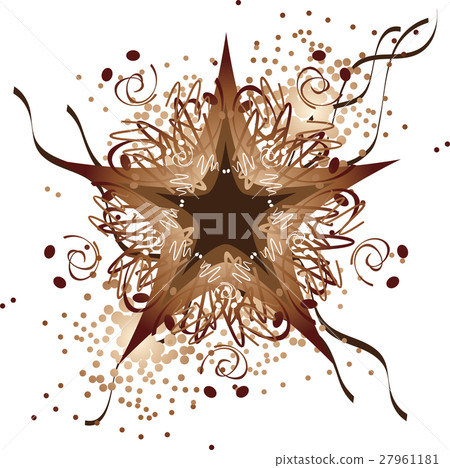 Abstract decorative stylized star - Stock Illustration [27961181] - PIXTA
