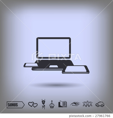 Pictograph of computer - Stock Illustration [27961766] - PIXTA